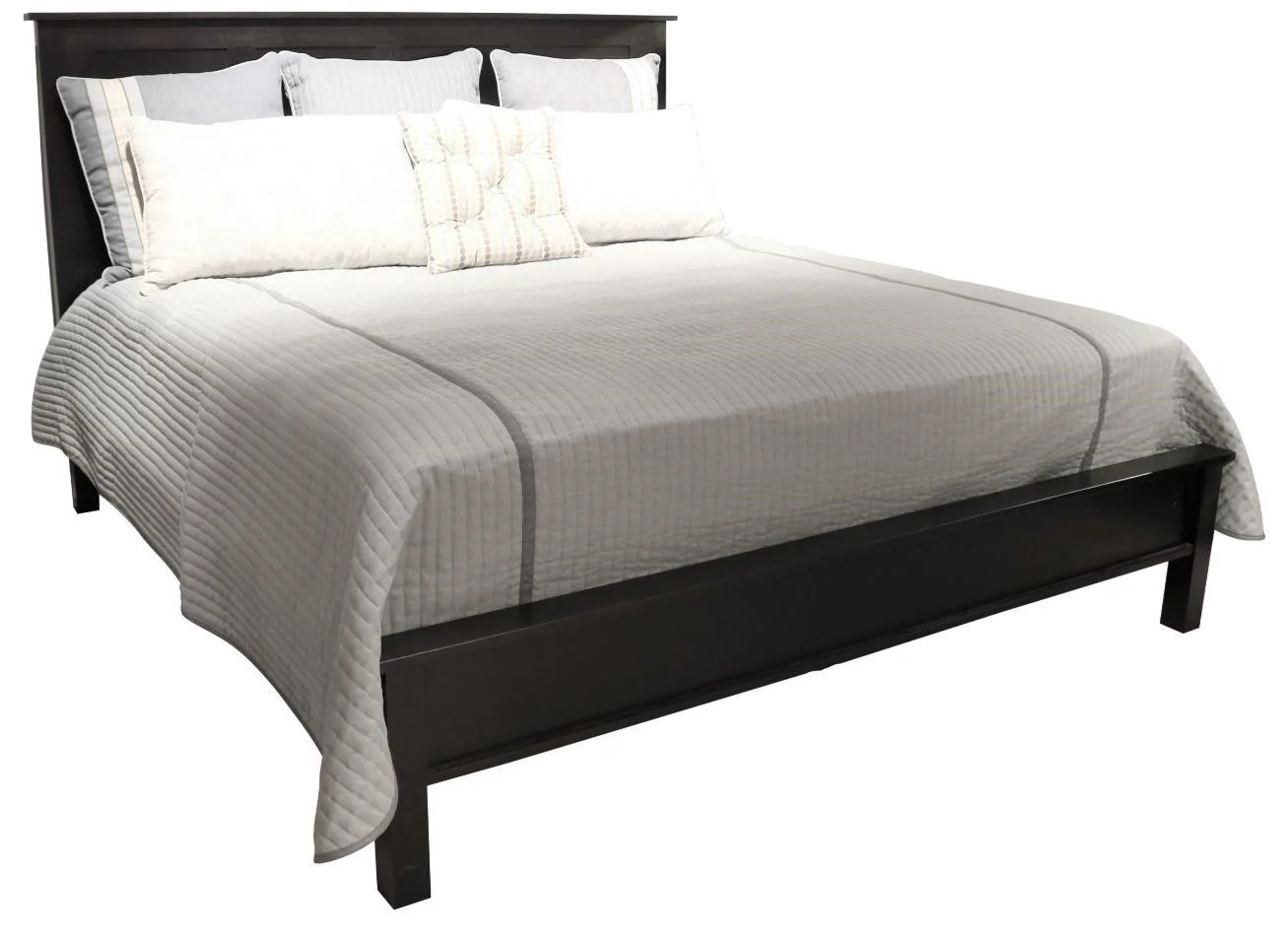 Daniels Amish Daniel's Concord Queen Frame Bed with Low Profile Footboard | Sprintz Furniture ...